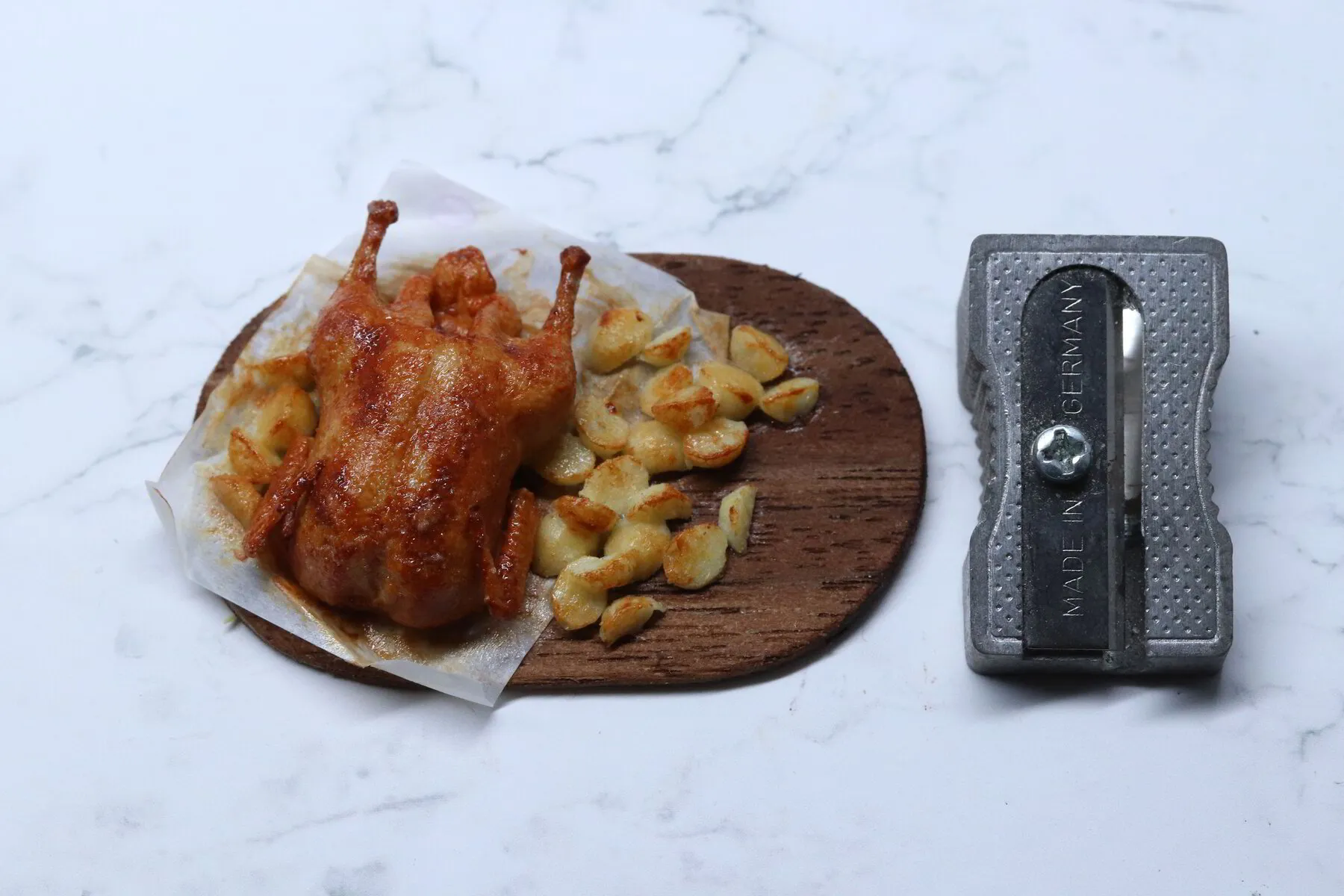 Roast duck with potatoes
