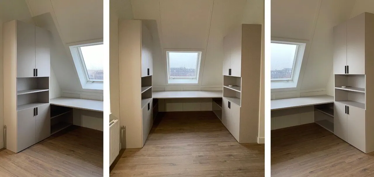 Een kast op maat, dé oplossing voor onder een schuine wand