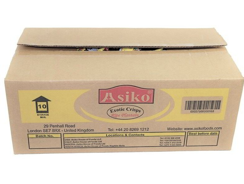Asiko Exotic Chips - Sweet 75g X 30