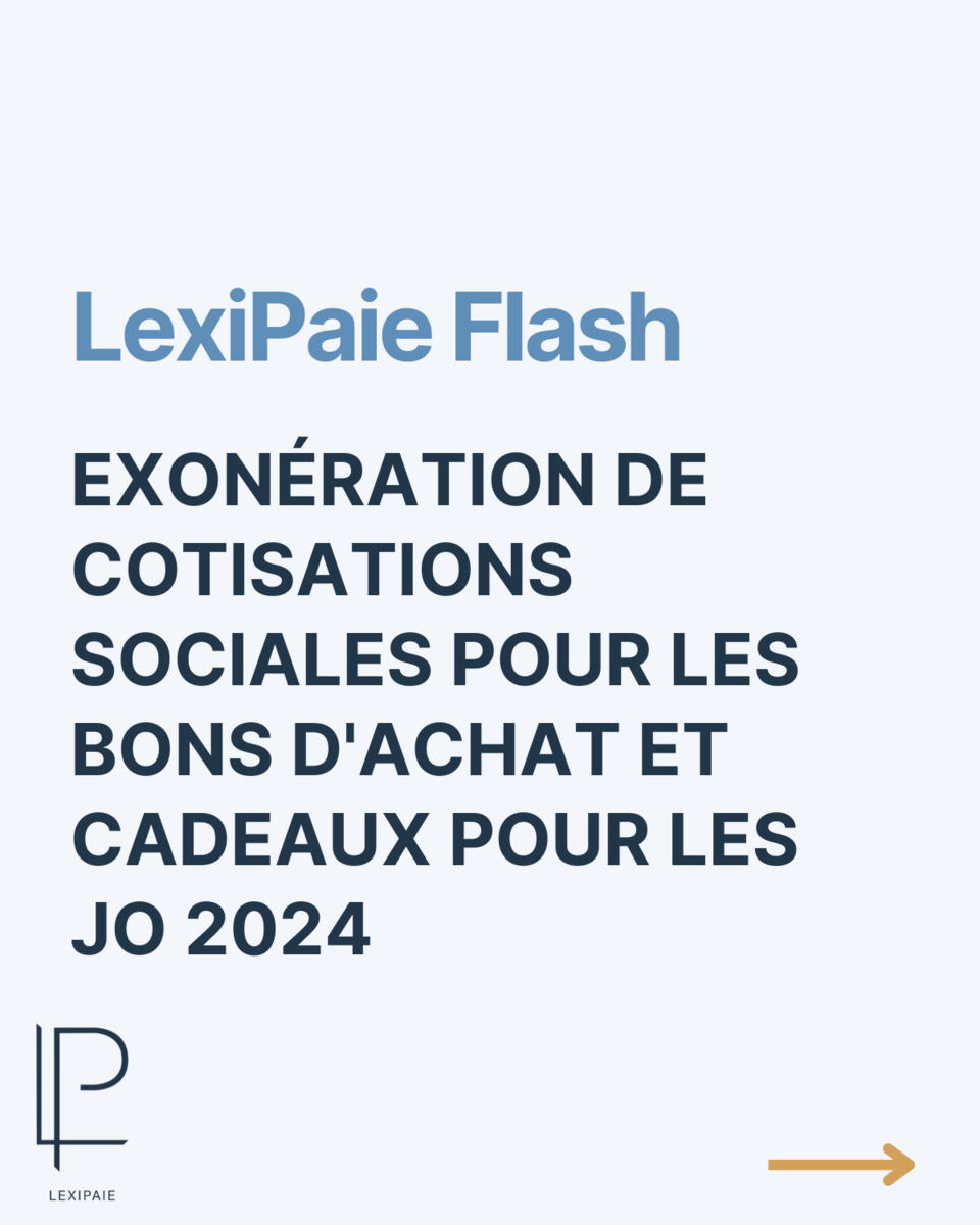Exonération de cotisations sociales pour les bons d’achat et cadeaux ...