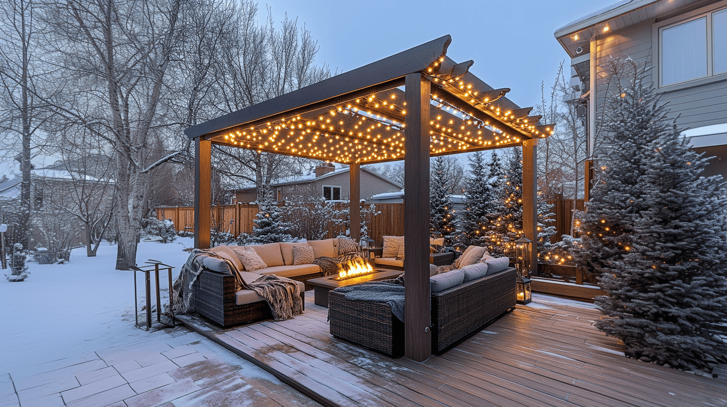 Is a Pergola the Perfect Winter Addition? Creating Cozy Outdoor Spaces ...