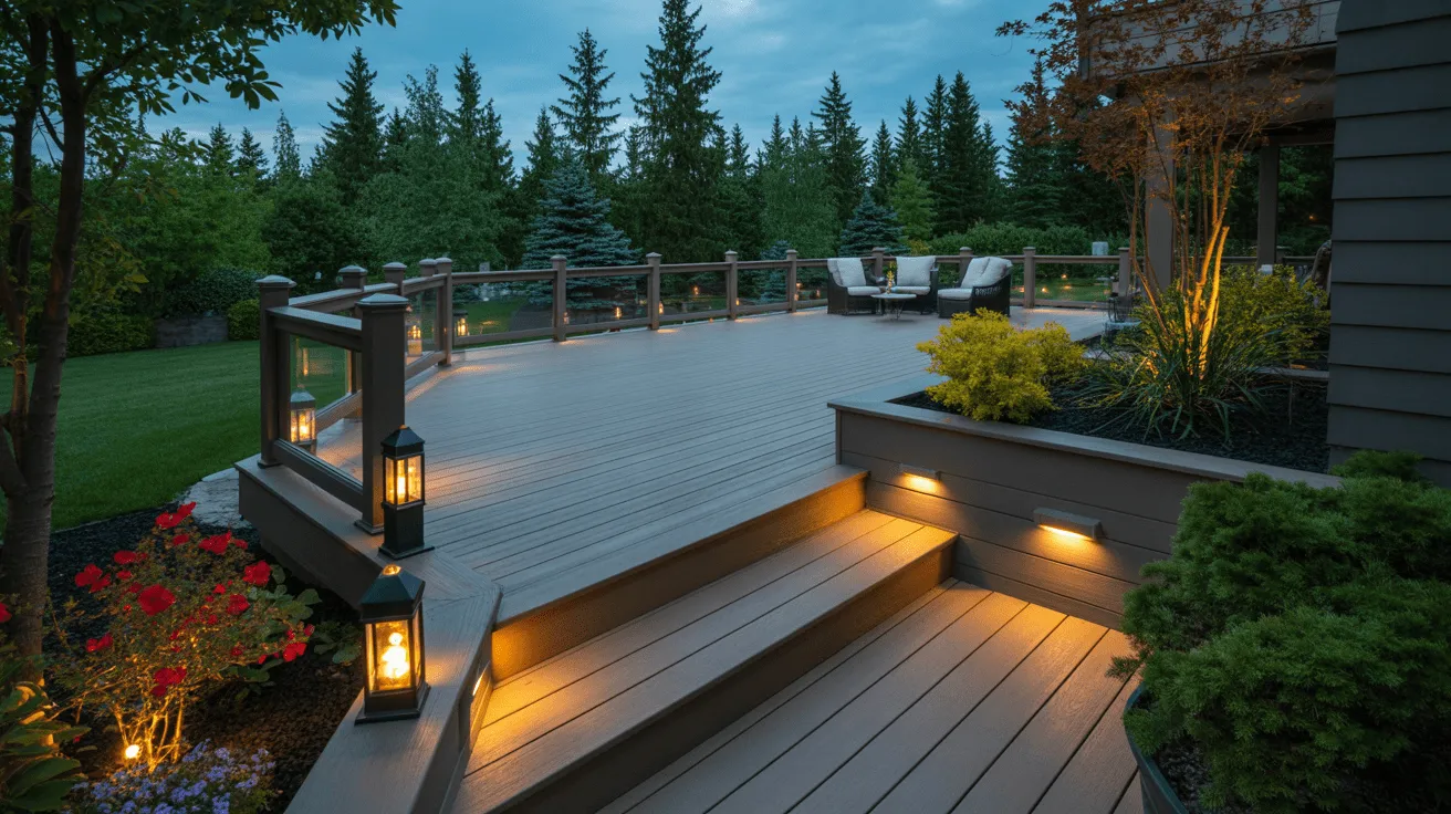 🌙 Deck Lighting: Enhancing Calgary’s Nighttime Ambiance