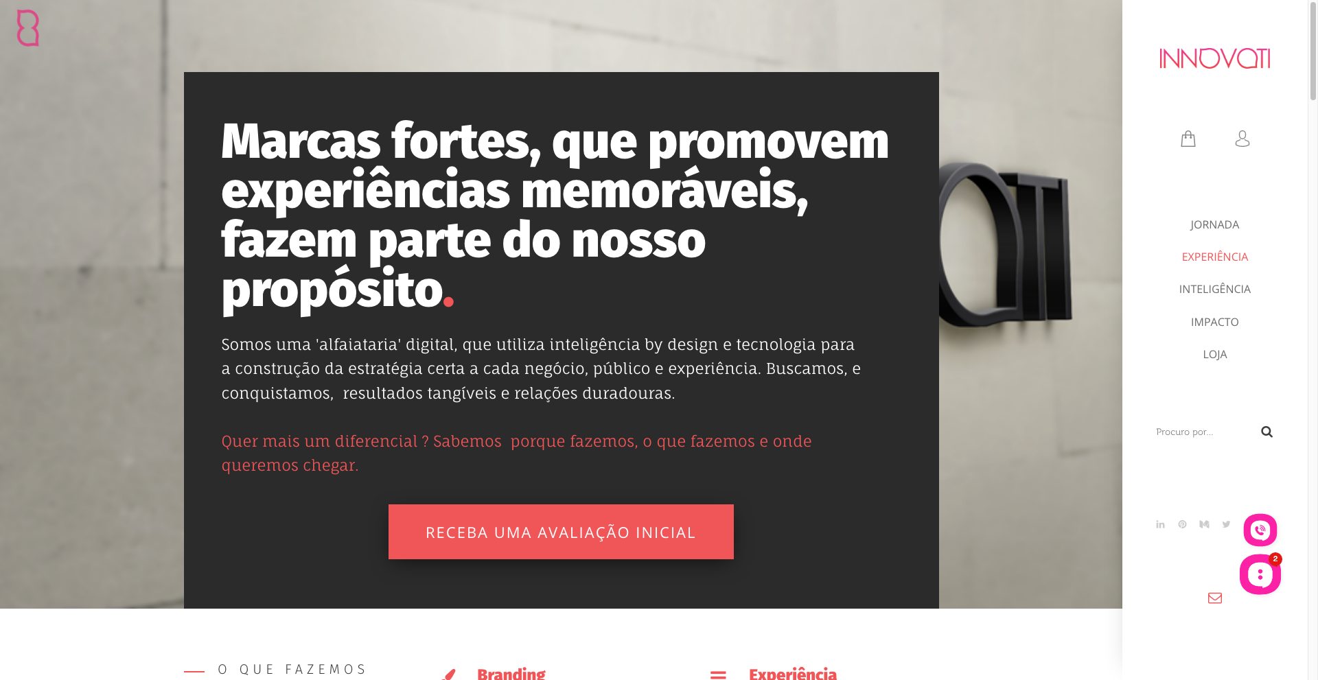 Experiencia Innovati com PD&I disruptivo de sucesso.