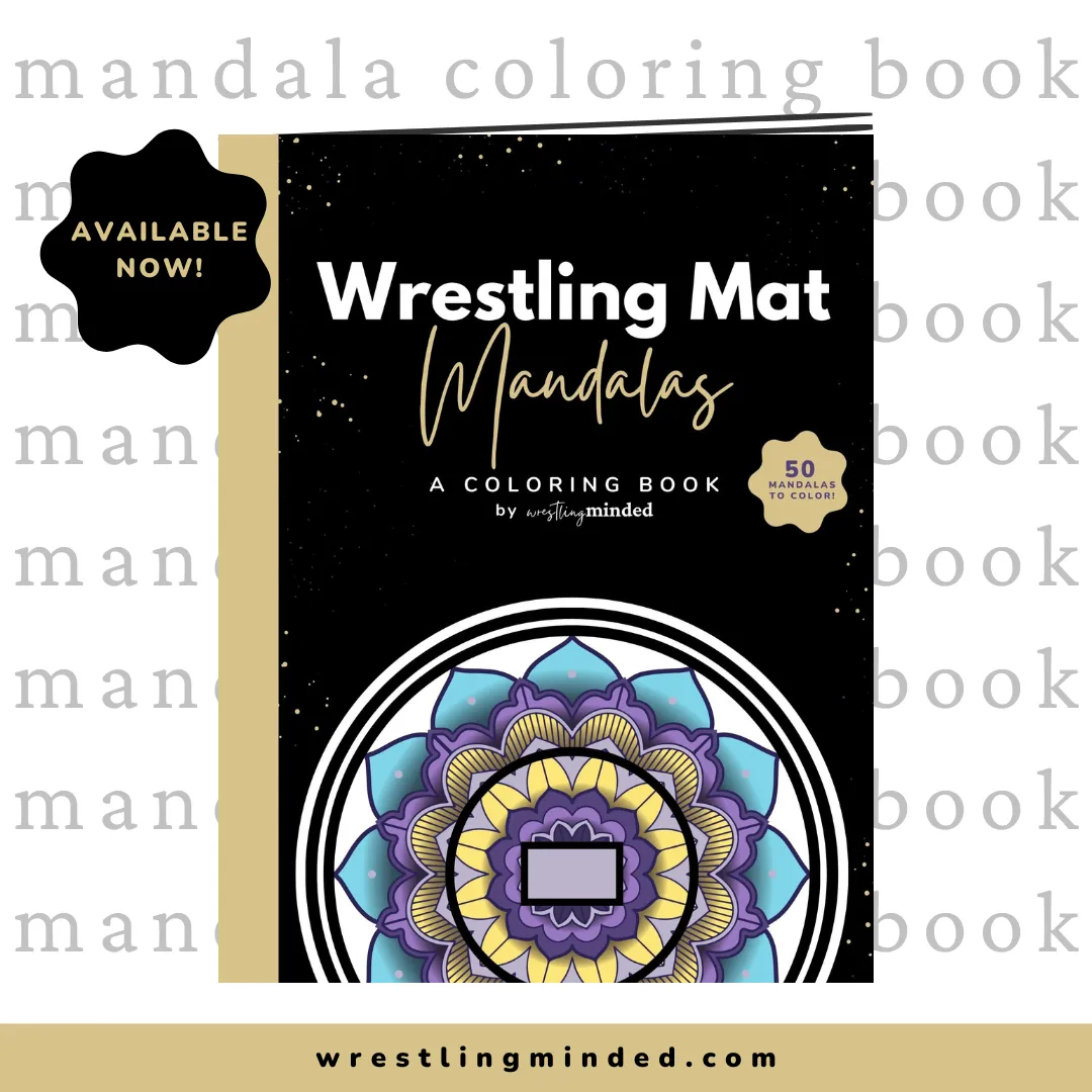 coloring book wrestling