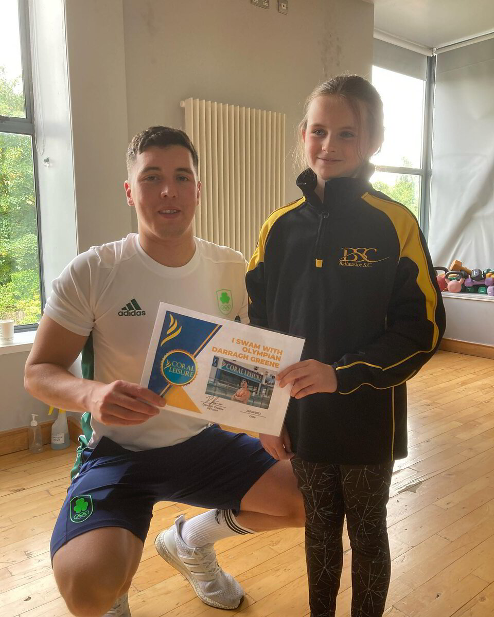 Olympic Swimmer and Coral Brand Ambassador Darragh Greene Visits Coral ...