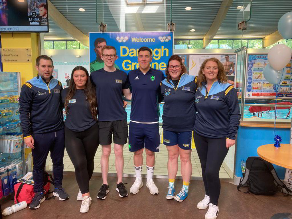 Olympic Swimmer and Coral Brand Ambassador Darragh Greene Visits Coral ...