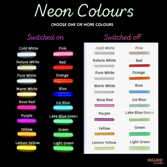 Mzansi Neon | Custom Neon | Design Your own Custom Sign