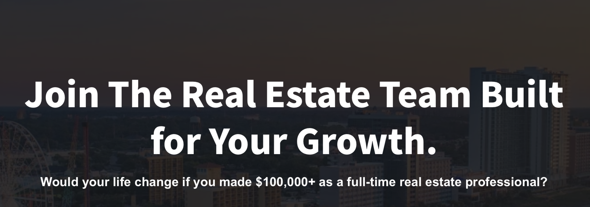 JOIN THE EXPERT ADVISORS REAL ESTATE TEAM