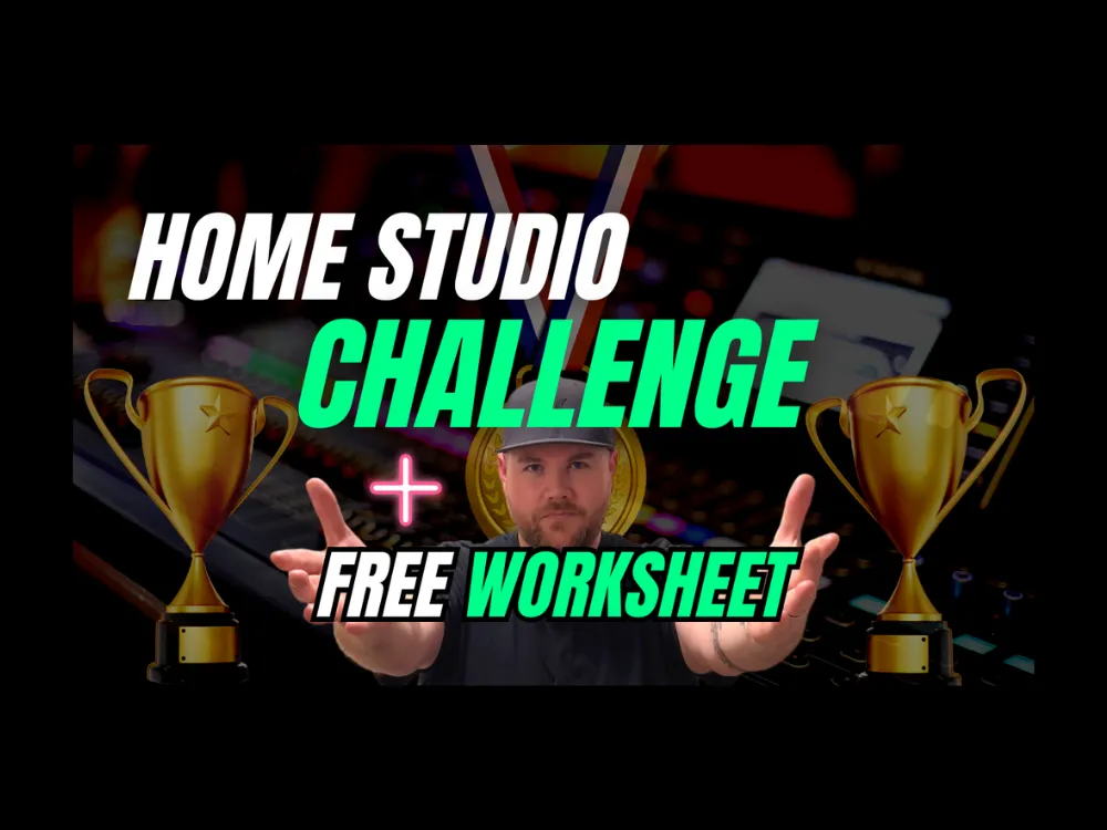 Home Studio Challenge + FREE Worksheet