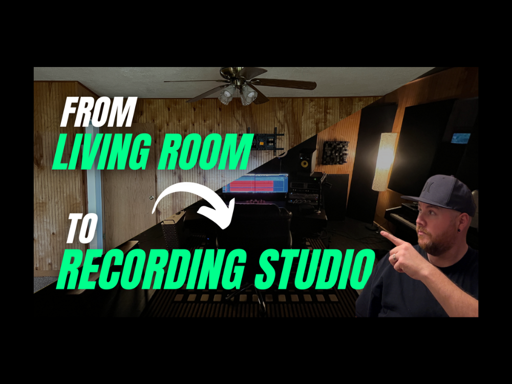 Converting A Living Room Into A Recording Studio - New Studio Build!