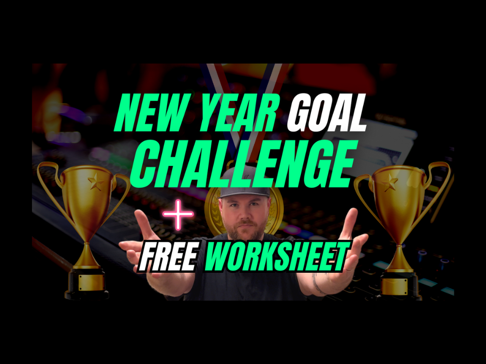 New Year Challenge - 2024 goal planning + FREE Worksheet