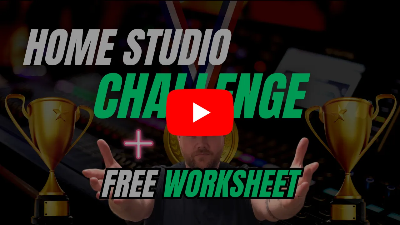 Home Studio Challenge + FREE Worksheet