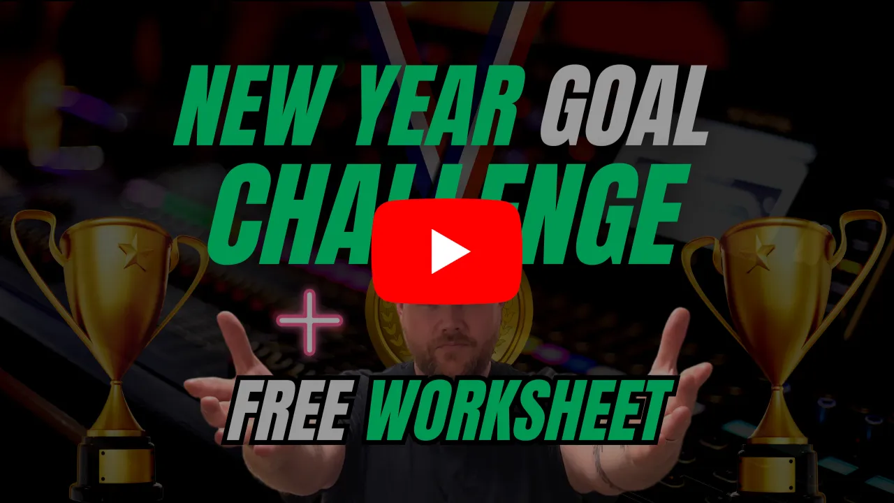 New Year Challenge - 2024 goal planning + FREE Worksheet