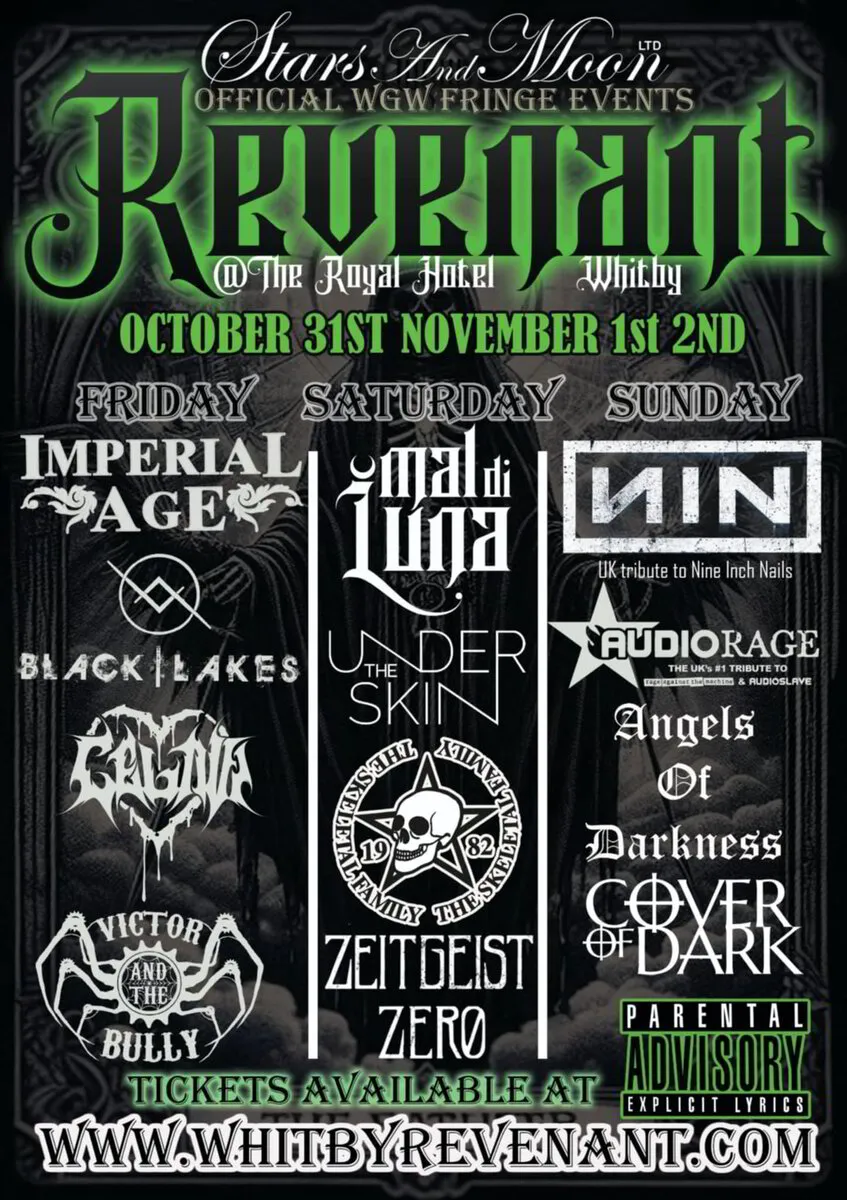 FESTIVAL ANNOUNCEMENT: IMPERIAL AGE TO HEADLINE THE REVENANT AT WHITBY ...
