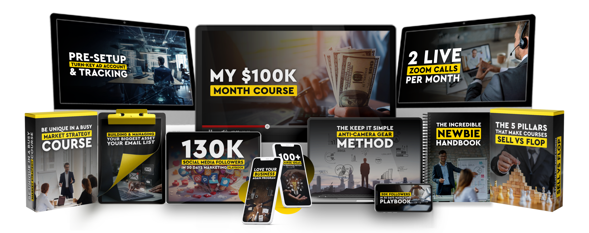 My 100k Month Online Course + VIP Group