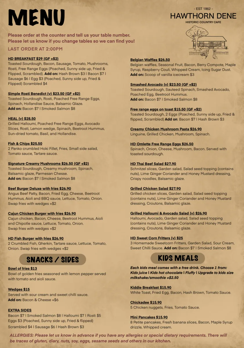 Hawthorn Dene Historic Country Cafe