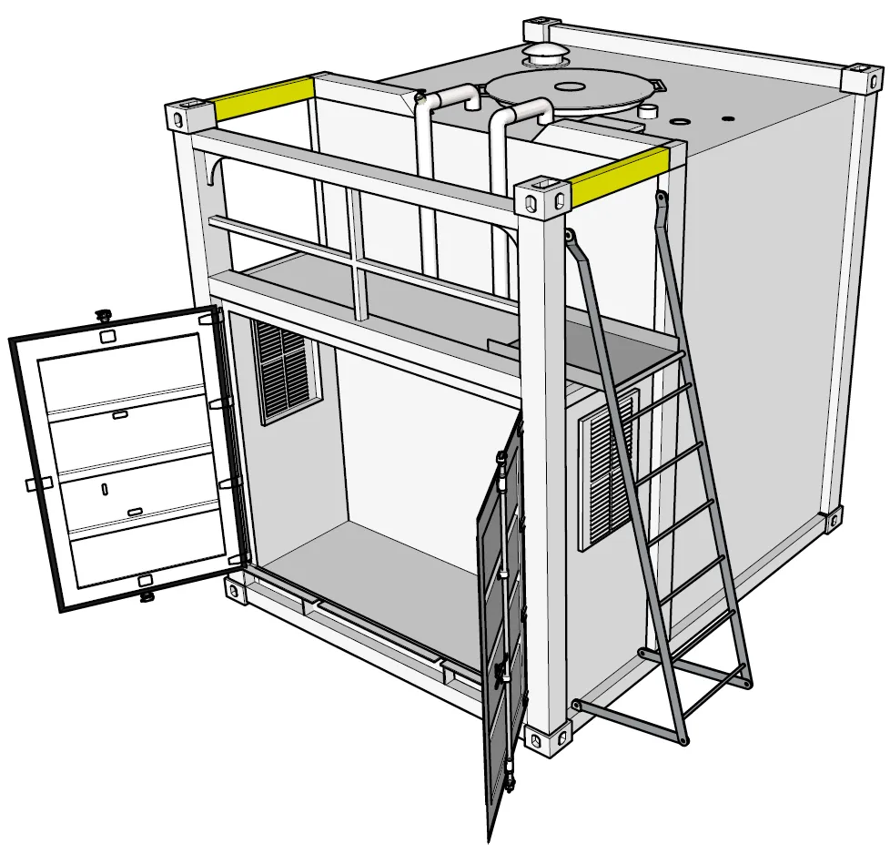 SC12 Self Bunded Diesel Tank For Industrial Applications