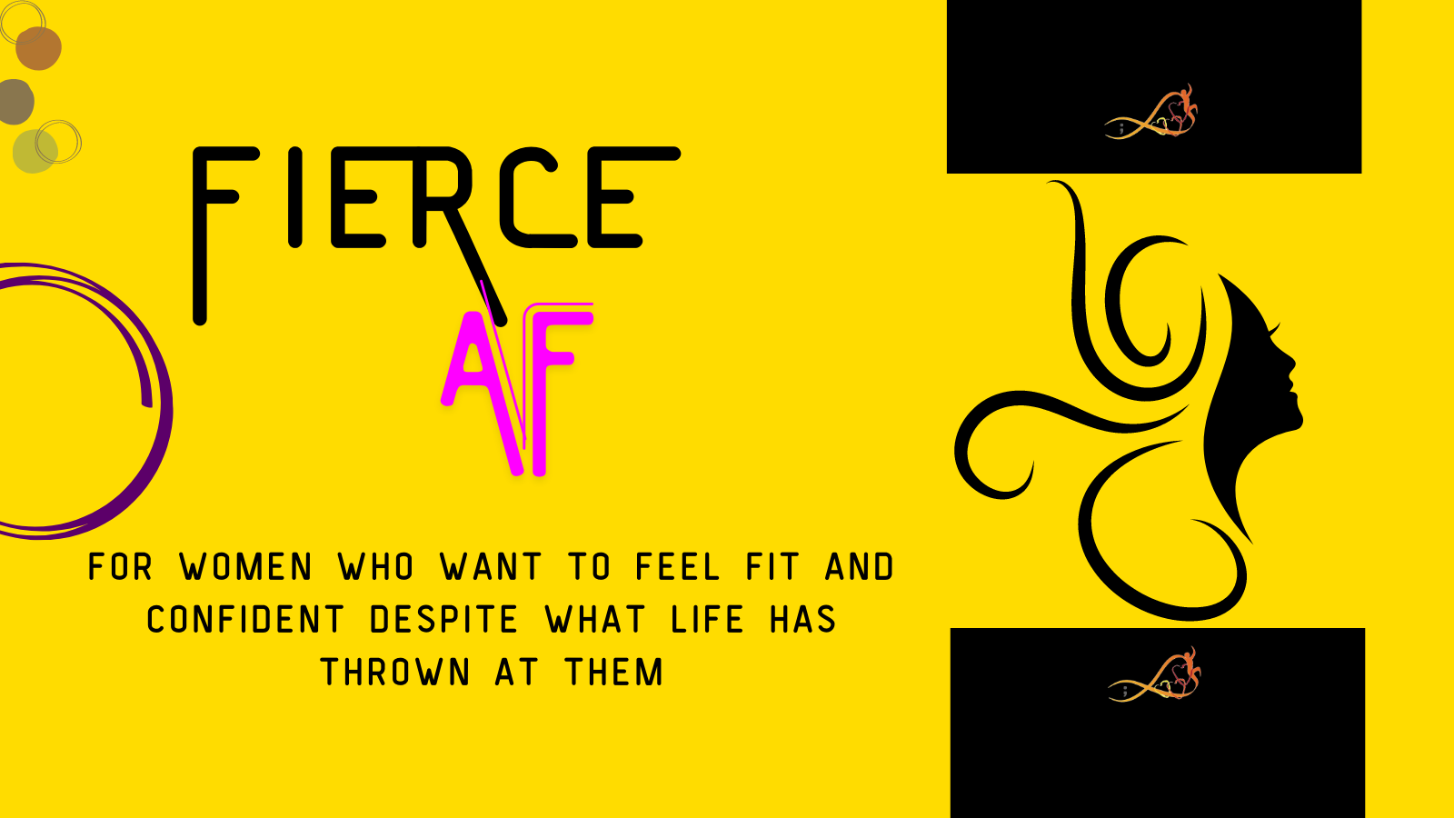 Fierce AF Mental Health Focused Fitness Design from Kickass Life Project