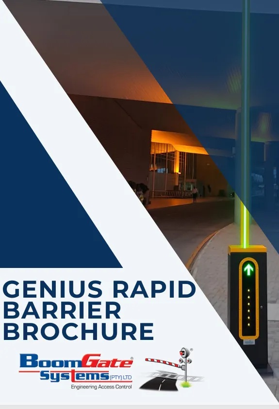 Vehicle Access Brochures: Genius™ Electronic Advertising Barrier, Glide ...