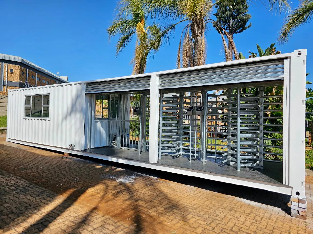 Turnstile Container Conversion | Flexible Access Control Solutions