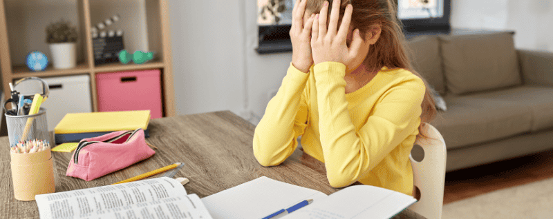 Your child has a serious concentration problem…