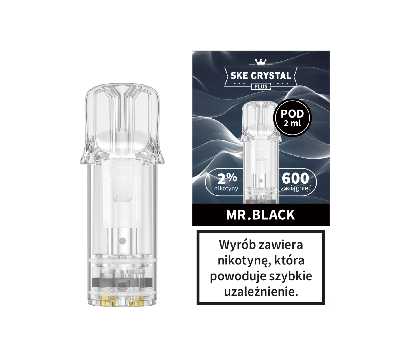 POD Crystal Plus MR. BLACK