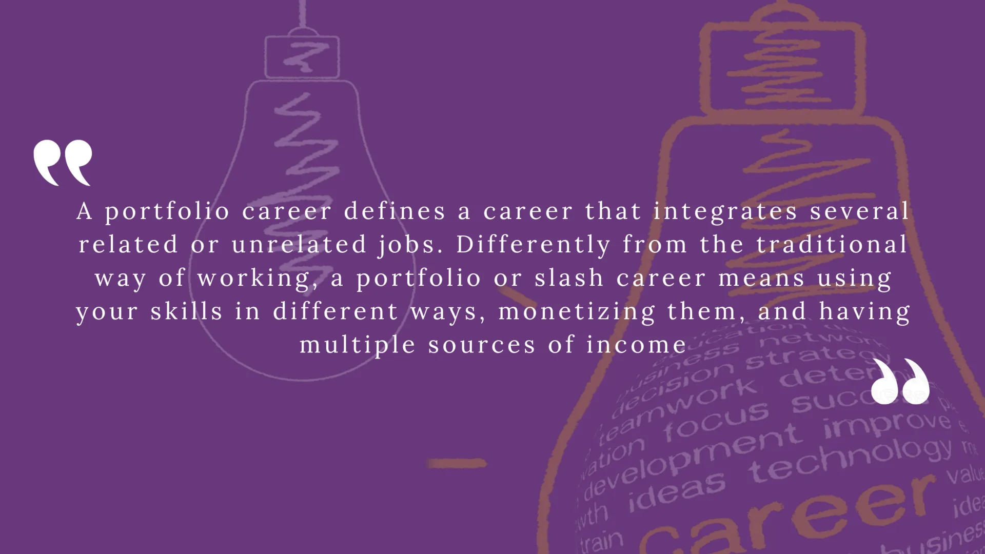 What is a portfolio career? The future of work is to monetize your skills