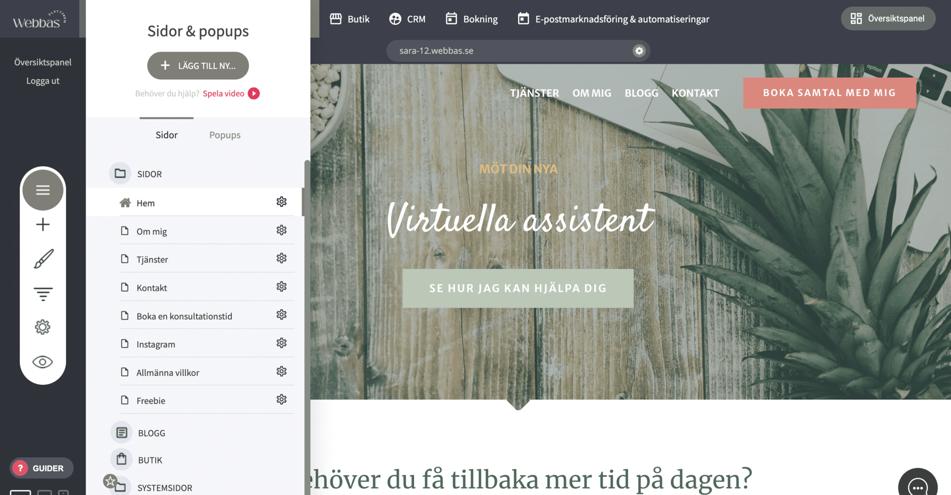 Funnel eller Webbplats