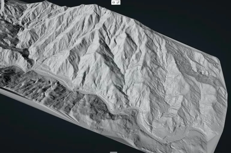LiDAR Survey of 2500 acre Gold Project