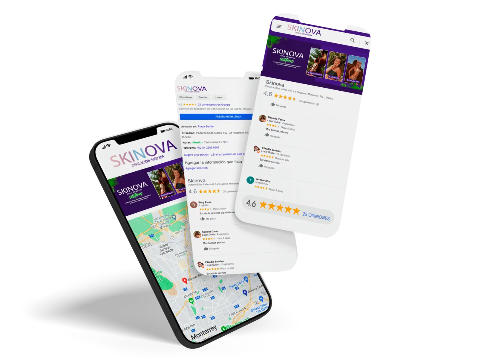 Skinova Depilacion Med Spa en Nueva León , Mexico.