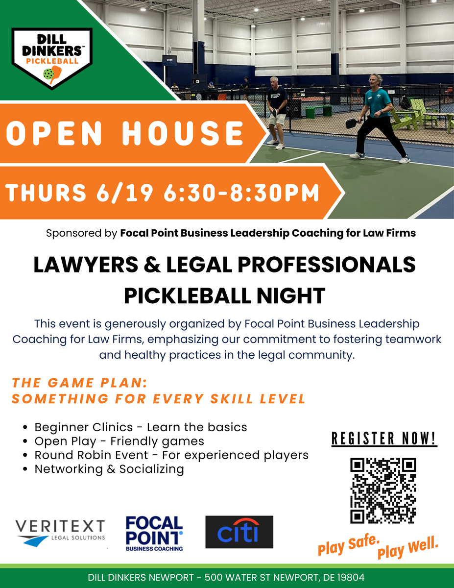 Pickleball Event for the Legal Community