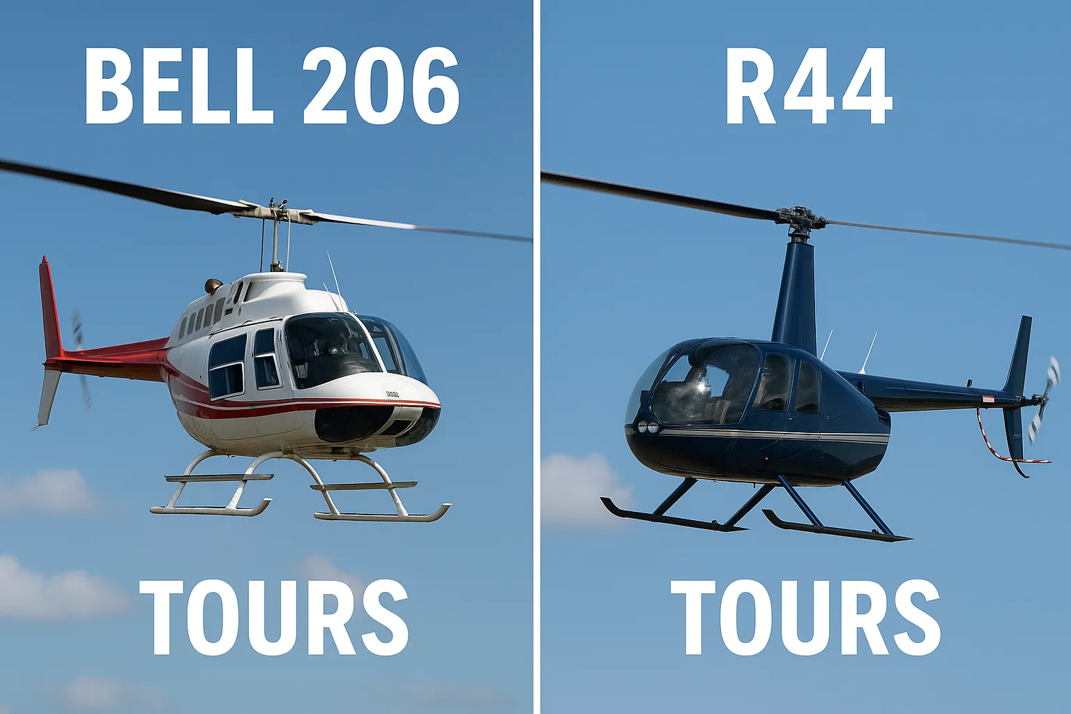 Helicopter Comparison: Bell 206 vs Robinson R44
