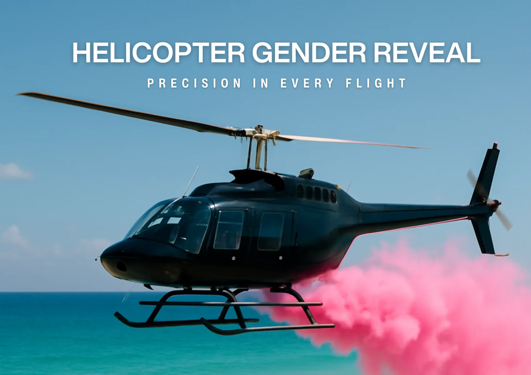 Helicopter Gender Reveal | Miami-Dade | Keen Fly