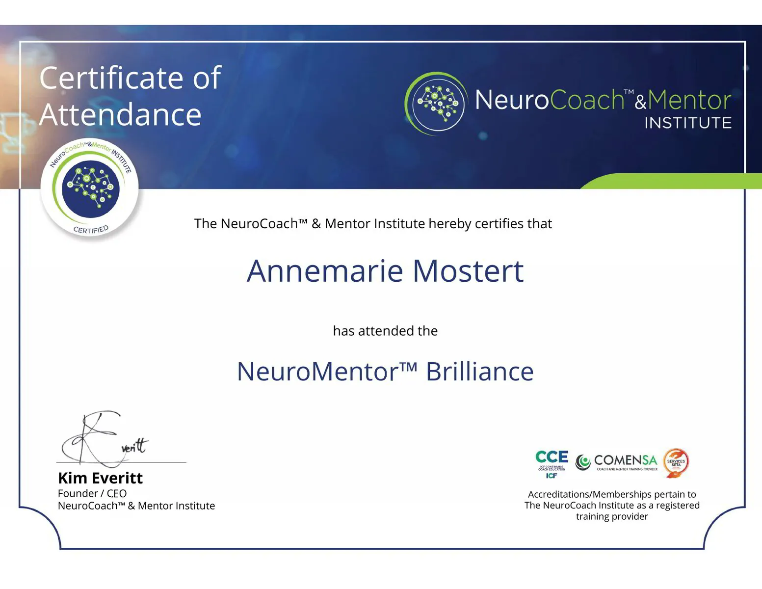 accreditations