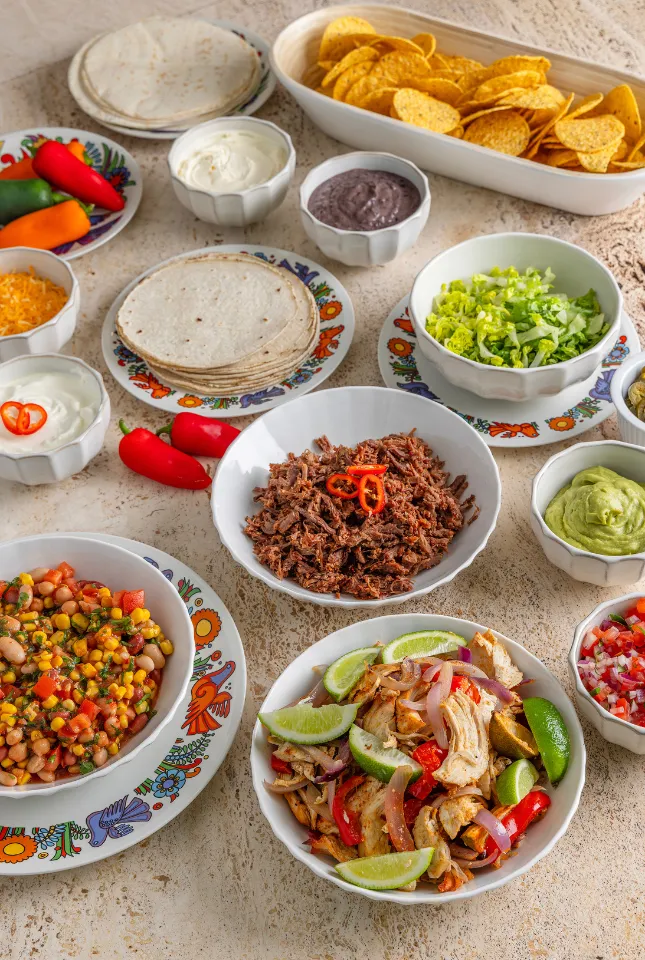 DIY TACO + NACHOS BAR