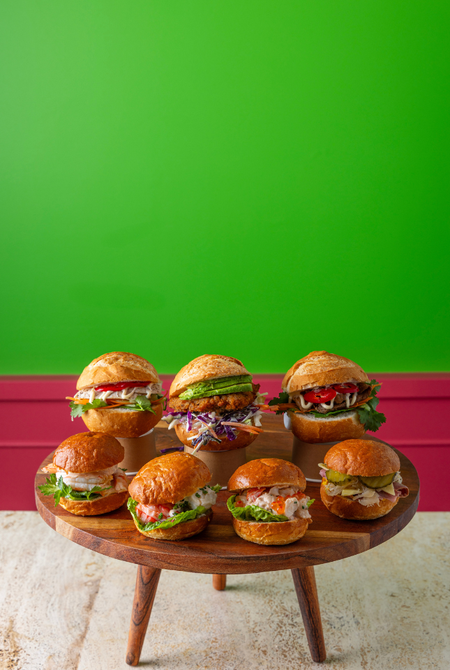 SUBSTANTIAL CANAPÉS | PULL APART SLIDER TRAYS