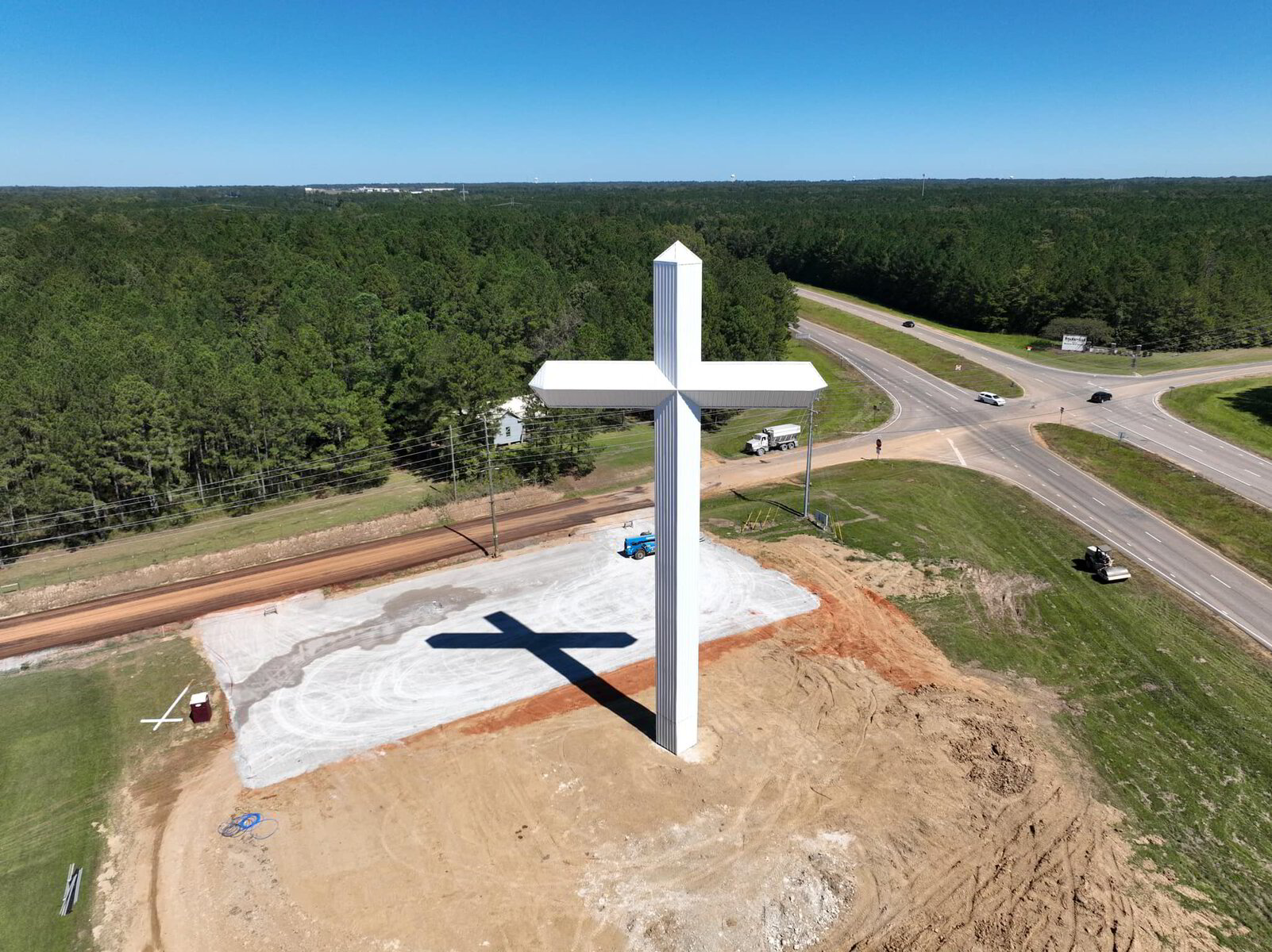 10-2-22 Aerial View of the Cross