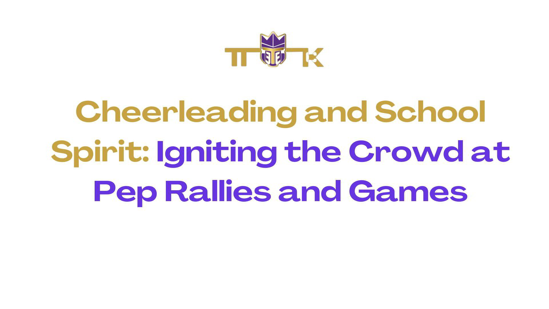 Cheerleading and School Spirit: Igniting the Crowd at Pep Rallies and Games