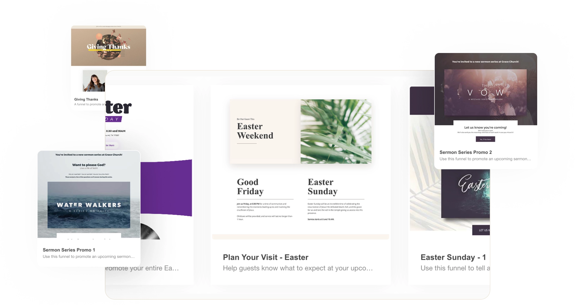 Event Pages & Funnels - Churchly by Ministry Pass