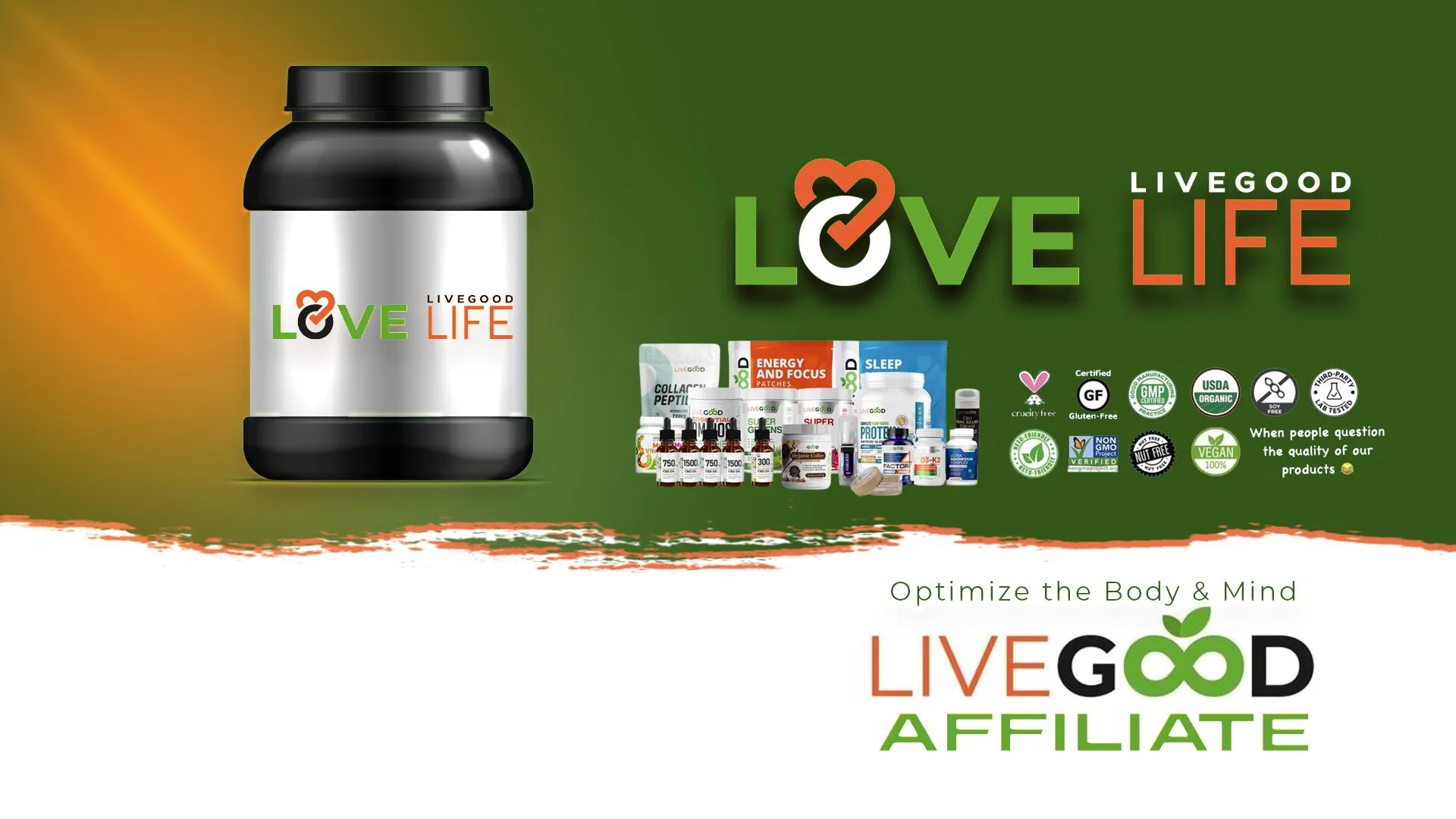 LiveGood!! The Opportunity of a lifetime.