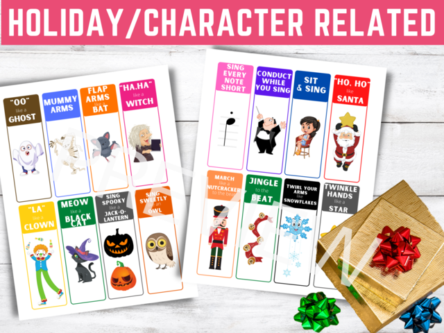 64 Ways to Sing Primary Singing Time Singing Style Cards