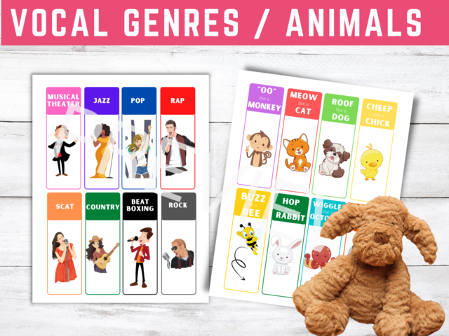 64 Ways to Sing Primary Singing Time Singing Style Cards