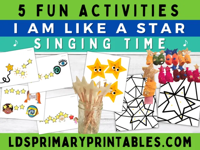I am Like a Star Shining Brightly LDS Primary Singing Time Ideas