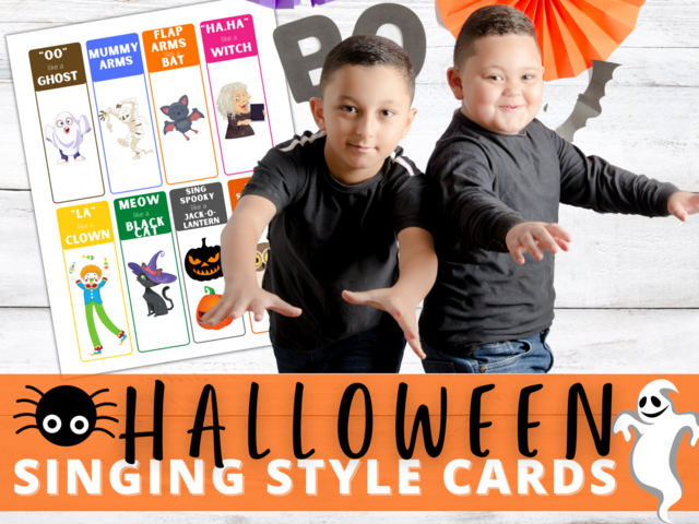 Halloween Primary Singing Time Ideas
