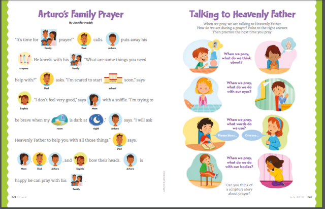Prayer Lesson Resource Ideas & Activities (Come Follow Me Families, LDS ...