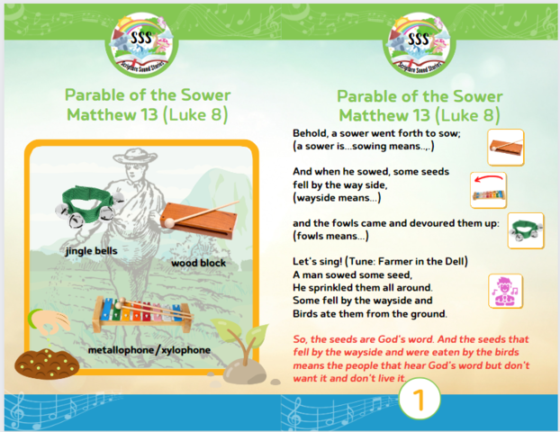 Parable of the Sower Bible Parable Lessons for Kids