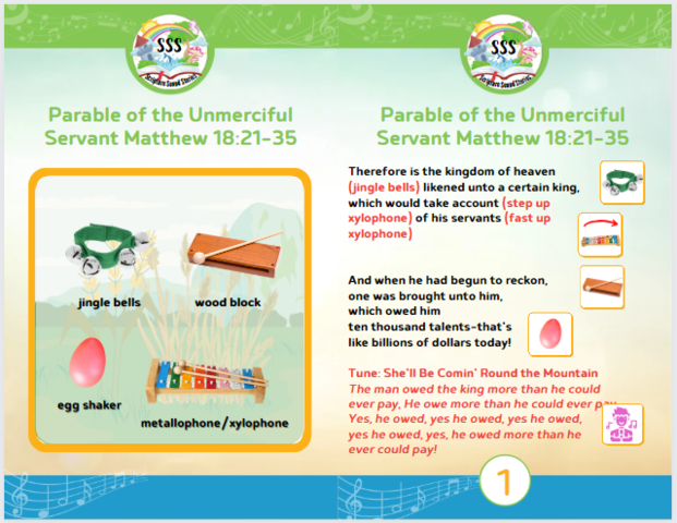 Parable of the Unmerciful Unforgiving Servant Bible Parable Lessons for ...