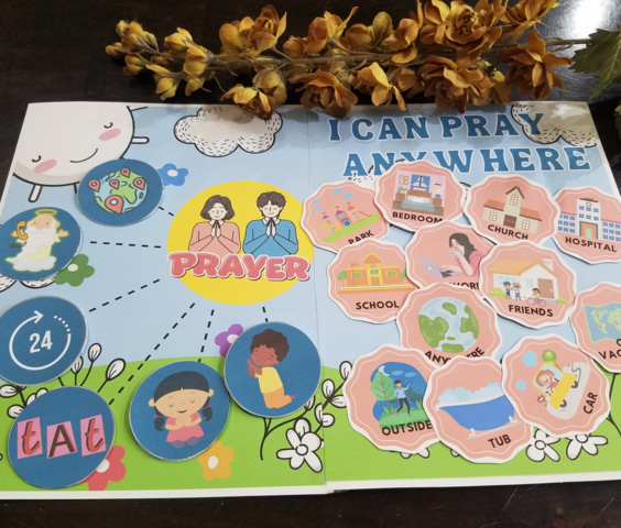 Prayer Lesson Resource Ideas & Activities (Come Follow Me Families, LDS ...
