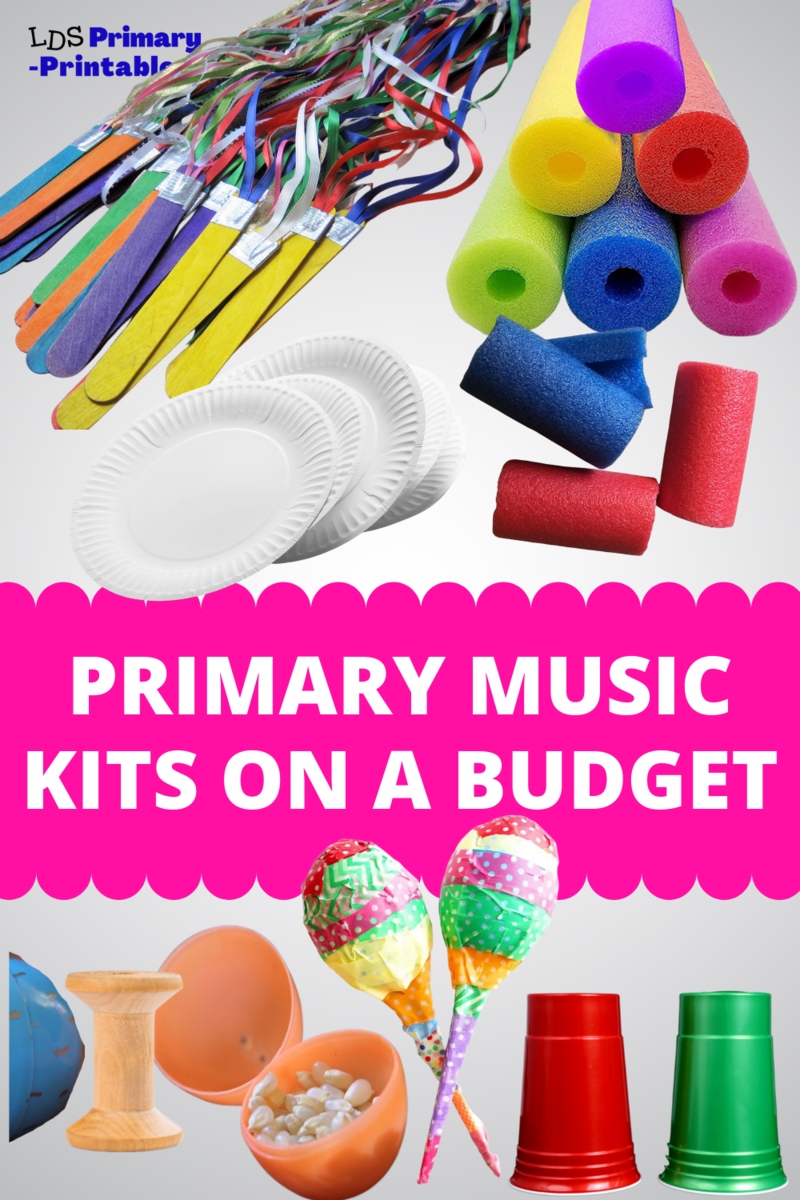 Primary Singing Time Music Kits on a Budget