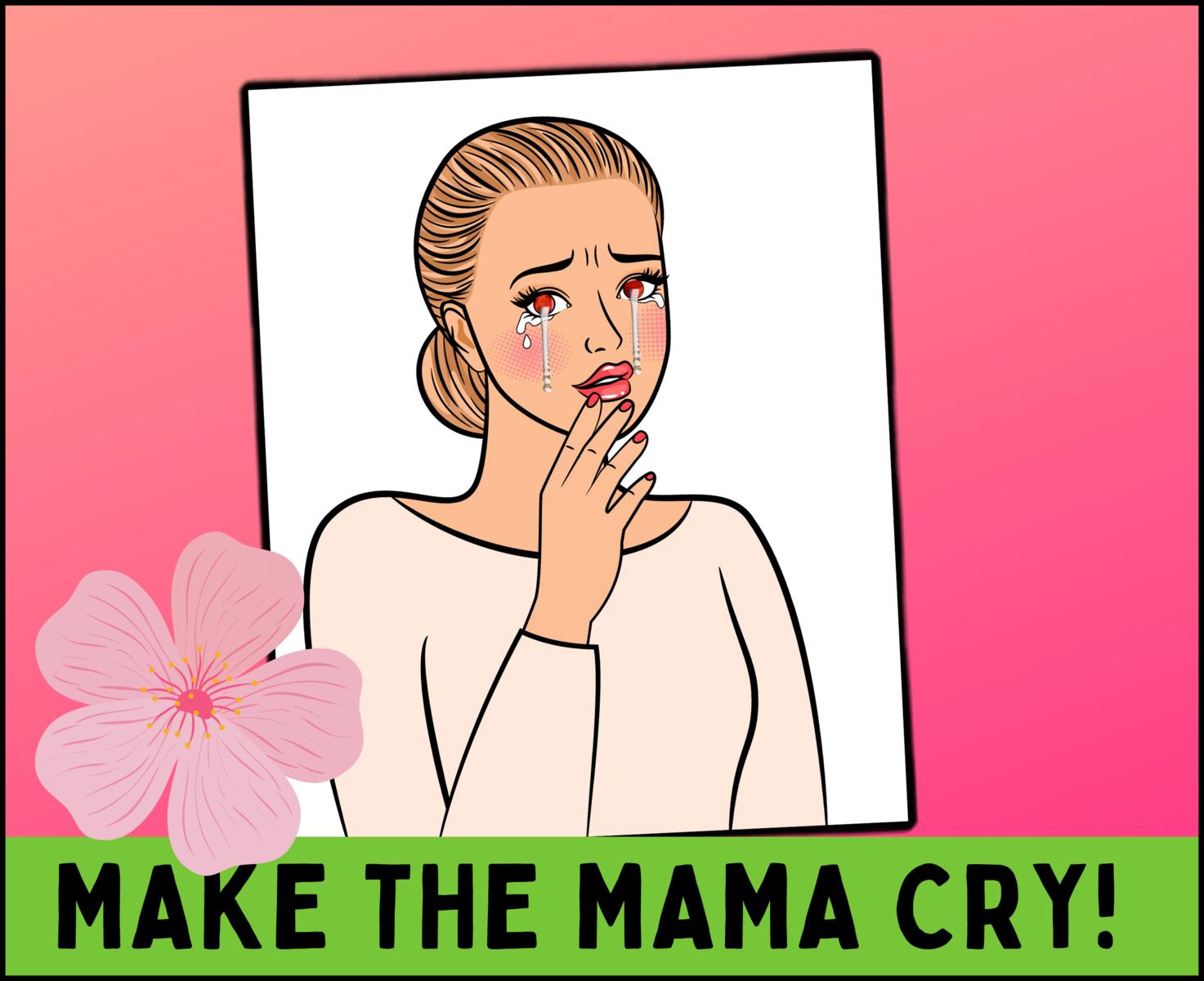 Mother's Day Singing Time Activity: Crying Mothers Poster